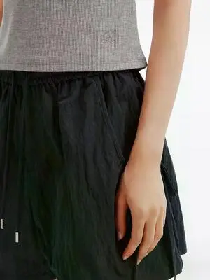 B+AB Drawstring Waist Side-tie Mini Shorts