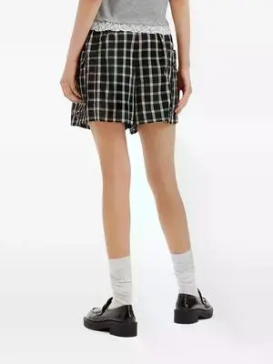 B+AB Check Pattern Shorts