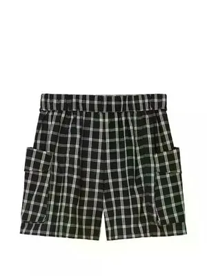 B+AB Check Pattern Shorts
