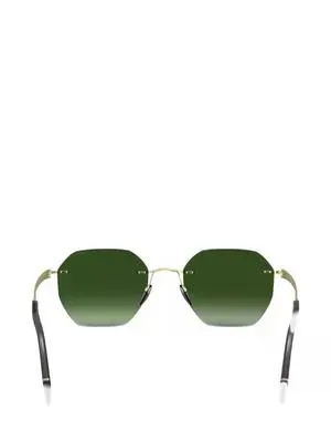 SILHOUETTE Rimless Geometric Sunglasses