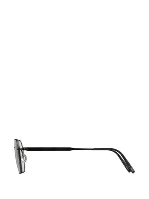 SILHOUETTE Geometric Frame Glasses - Black