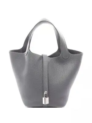 Hermès Picotan Lock Pm Tote Bag - Grey