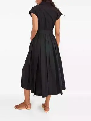Cara Cara Octavia Belted Midi Dress - Black