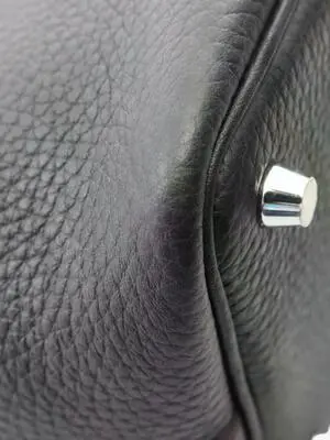 Hermès 2025 Pm Picotan Lock Clemence-leather Tote Bag - Black