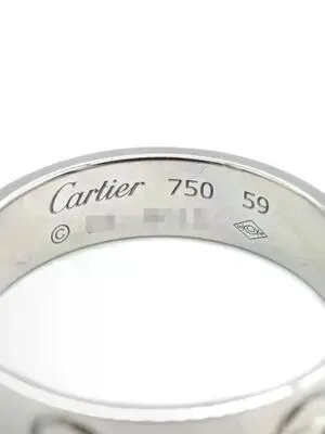 Cartier 18k White Gold Love Ring