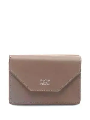 Balenciaga Envelope Trifold Wallet - Brown