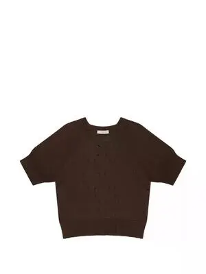 SLOWEAR Diamond Pattern Cotton Sweater