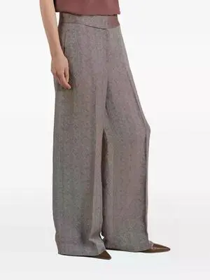 SLOWEAR Herringbone-weave Regular-fit Trousers