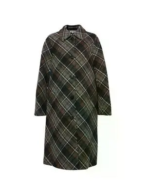 TRINITESTUDIO Plaid Pattern Coat