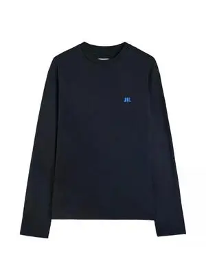 JIL SANDER Logo Embroidered Sweatshirt - Blue