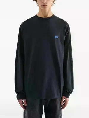 JIL SANDER Logo Embroidered Sweatshirt - Blue