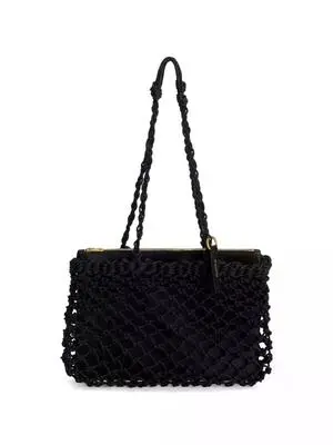 JIL SANDER Crochet-effect Shoulder Bag