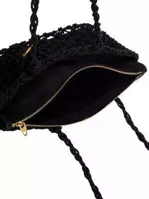 JIL SANDER Crochet-effect Shoulder Bag