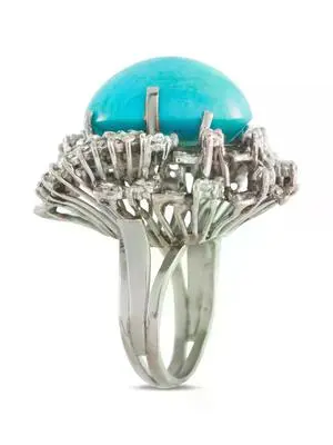 LB EXCLUSIVE Turquoise And Diamond Ring