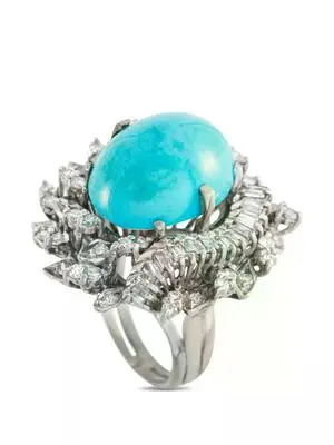 LB EXCLUSIVE Turquoise And Diamond Ring