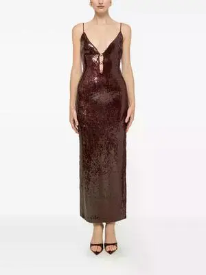 Nissa Sequined Evening Dresses