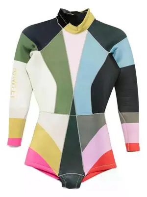 Cynthia Rowley Colorblock Wetsuit - Black