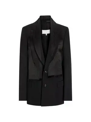 MAISON MARGIELA Scarf Detail Tailored Jacket