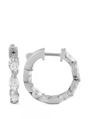 Lb Exclusive White Gold Earrings