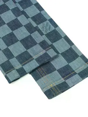 LOUIS VUITTON Damier Denim Jeans