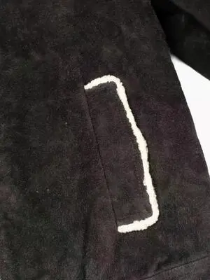 Saint Laurent Shearling-collar Leather Jacket