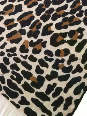 Hermès 2000s Leopard-print Shawl