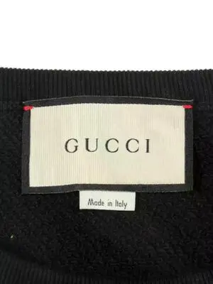 Gucci Cotton Gg Logo Patch Sweatshirt