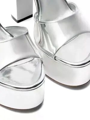 Casadei Mirror-finish Platform Pumps