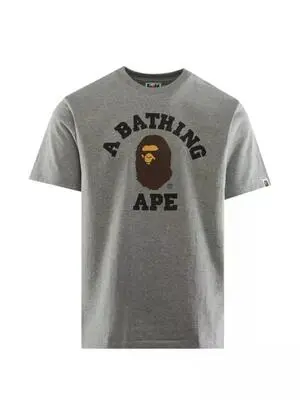 A BATHING APE College Logo-print T-shirt