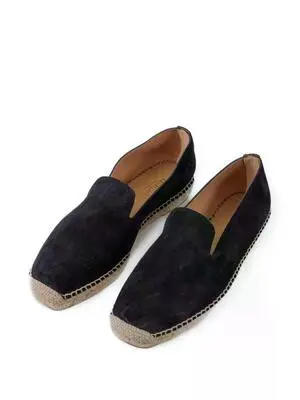 LES HÉRITIERS Suede Slip-on Espadrilles