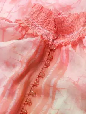 Zimmermann Indra Tie-dye Ramie Maxi Dress - Pink