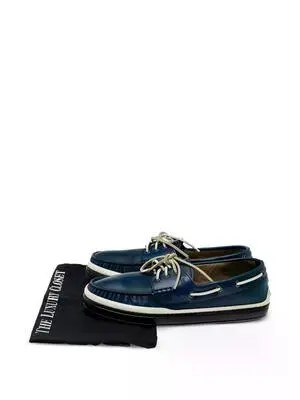 TOD'S Leather Boat Shoes