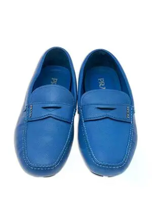 Prada Saffiano Leather Loafers