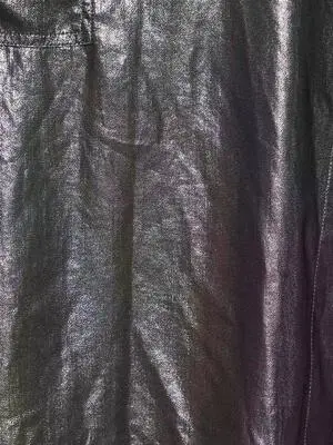 MARANT ETOILE Asymmetric Metallic High Neck Top