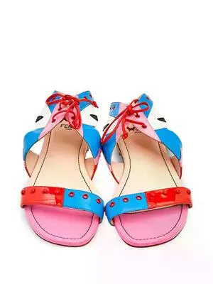Fendi Ankle-cuff Flat Sandals