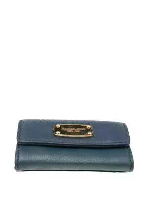 Michael Kors Flap-style Leather Wallet - Blue