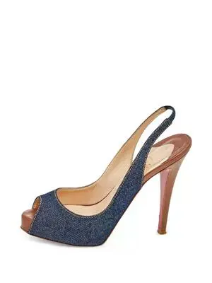 CHRISTIAN LOUBOUTIN Lady Peep Slingback Sandals