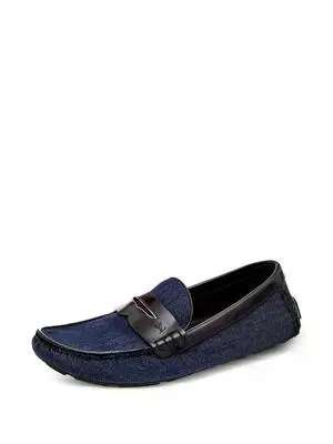 LOUIS VUITTON Penny Strap Loafers