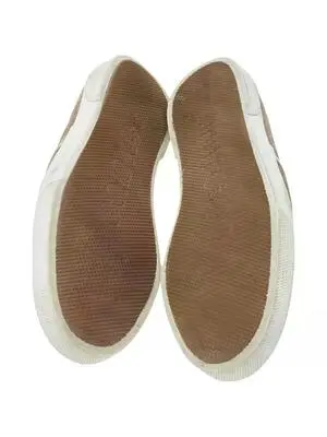 JIMMY CHOO Suede Glitter-effect Toe Cap Sneakers