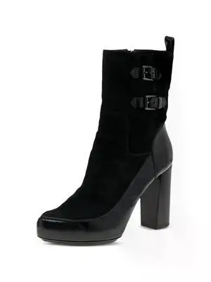 TOD'S Buckled Leather Boots