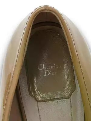 Dior Bow Detail Ballet Flats
