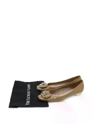 Dior Bow Detail Ballet Flats