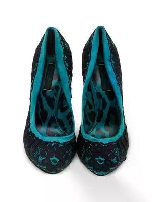 Dolce & Gabbana Lace Satin Pumps