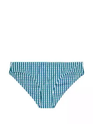 NOUNOU Missy Checked Bikini Bottoms - Blue