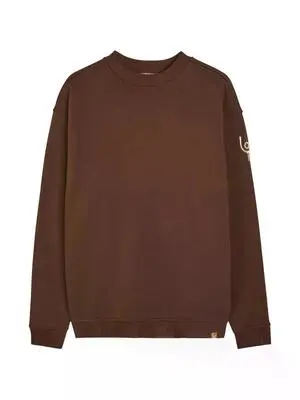 NOW YOU LIVE Embroidered Crew Neck Sweatshirt