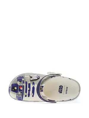 CROCS X Star Wars R2-d2 Graphic Print Slingback Clogs