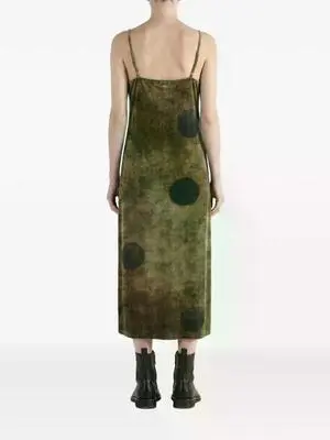 UMA WANG Polka-dot Daya Midi Dress