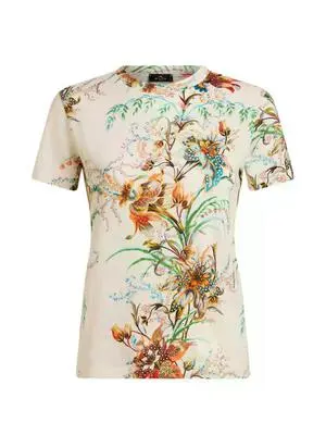 Etro Floral T-shirts For Women