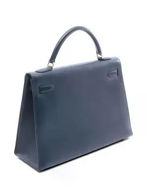 Hermès 1995 Kelly 32 Handbag - Blue