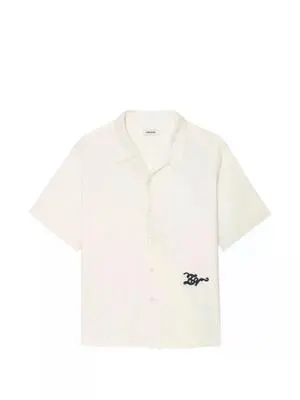 Zadig&Voltaire Slony Logo-embroidered Shirt